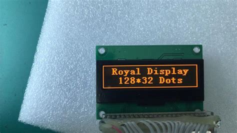 128x32 Pixel Matrix 2 23 Oled Display Module With Yellow White Green Font Oled Display And 2