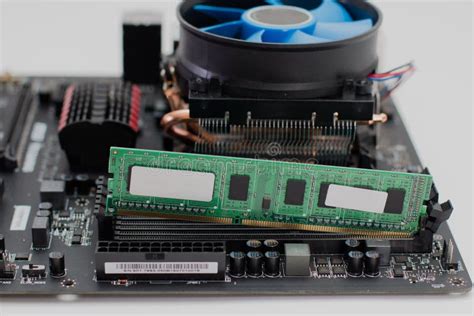 Installing RAM Computer Memory Stock Photo Image Of Chip Equipment 35648012