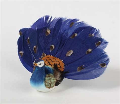 Small Artificial Peacocks Artificial Birds And Nests Floral