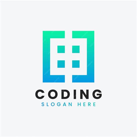 Premium Vector Creative Abstract Modern Programming Coding Logo