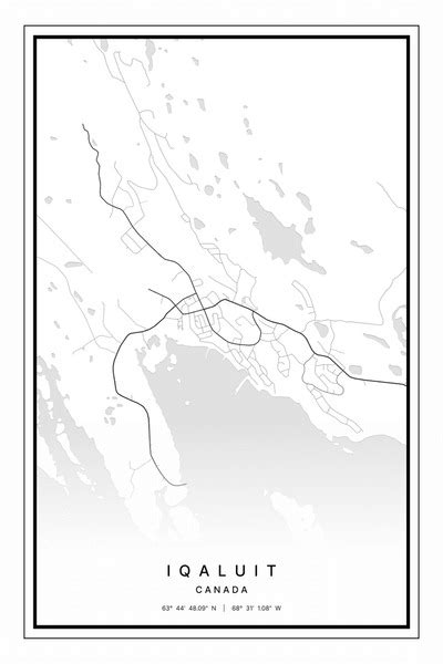 1 Custom Iqaluit Canada Map Printing Royalty Free Photos And Stock