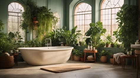 Download Ai Generated Bathroom Bathtub Royalty Free Stock