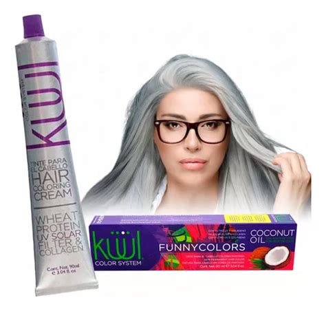 Kit Tinte Küül Color System Funny colors tono plata para cabello