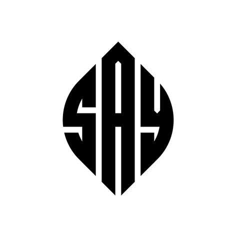 Decir Diseño De Logotipo De Letra De Círculo Con Forma De Círculo Y