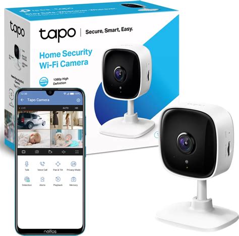 Tp Link Tapo Pantilt Smart Security Camera Cctv Tapo C200 Buy Online At Best Price In Uae