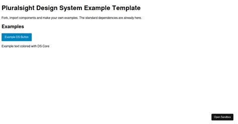 Psds Example Template Codesandbox