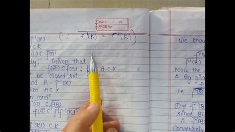 Continuous Functions In Topological Spaces Youtube