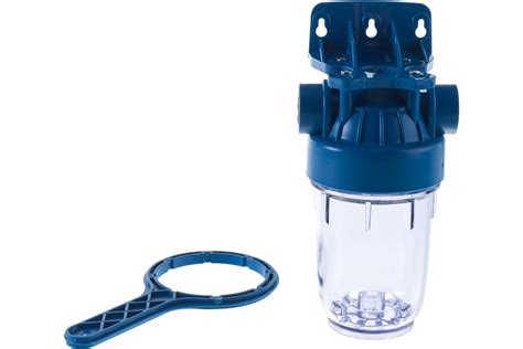 Корпус фильтра АКВА ПРО прозрачный 5sl резьба 3 4 комп ключ кронштейн Fhpr 5sl34 448