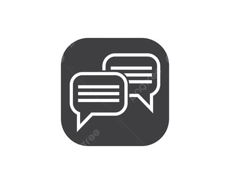 Speech Bubble Chat Communicationillustration Conversation Flat ...