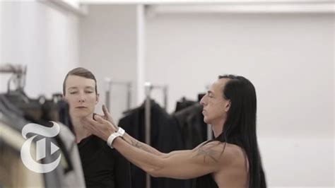 Rick Owens Interview In The Studio The New York Times Youtube