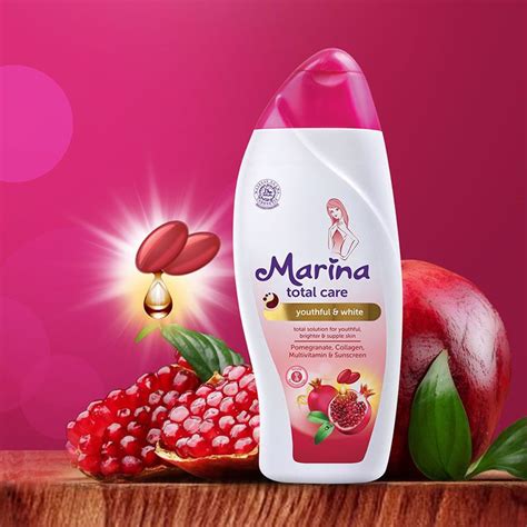 Jual Marina Hbl Total Care Youthful And White 185ml Shopee Indonesia