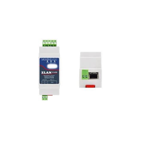 Rail Serial Rs To Ethernet Tcp Ip Server Ethernet Converter With Adaptor Optional Zlan D