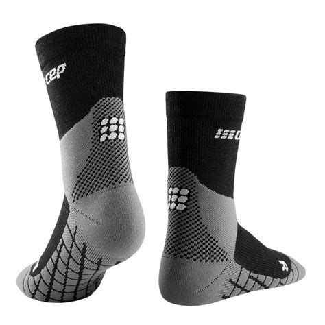 Cep Mens Hiking Light Merino Mid Cut Compression Socks