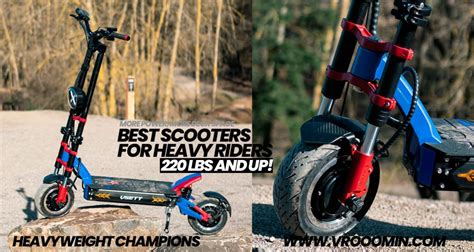 The Most Reliable Electric Scooters For Heavy Adults Vrooomin