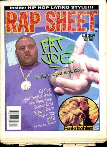 Rap Sheet Magazine Dec 1993 Fat Joe Rapzines