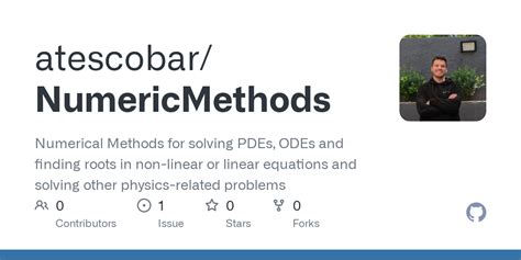 Github Atescobarnumericmethods Numerical Methods For Solving Pdes