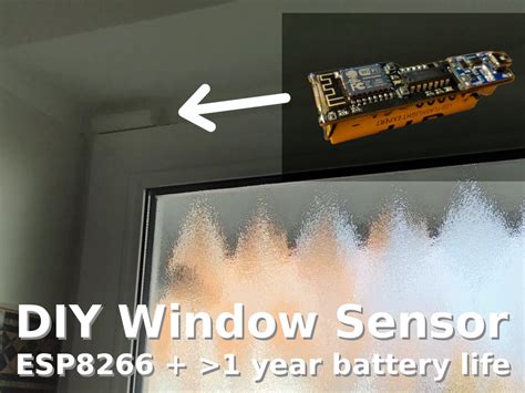 Window Sensor ESP Based By MakerMeik Download Free STL Model Printables Com