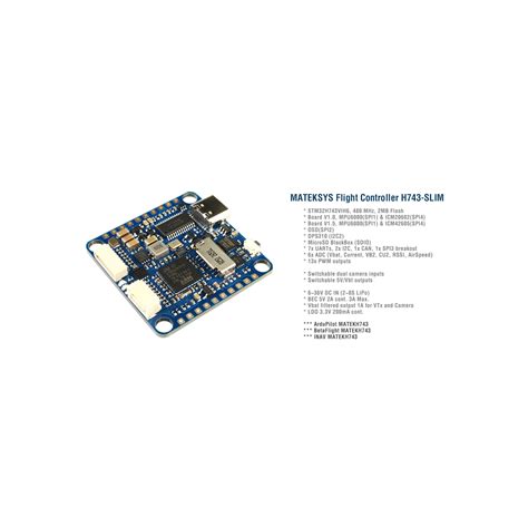 Mateksys H743 Slim V3 Flight Controller Elgiganten Elgiganten