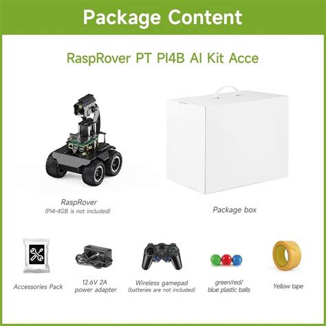 Waveshare RaspRover AI Powered 4WD Robot With At 23599 Piece Robotics Kits For Babes In