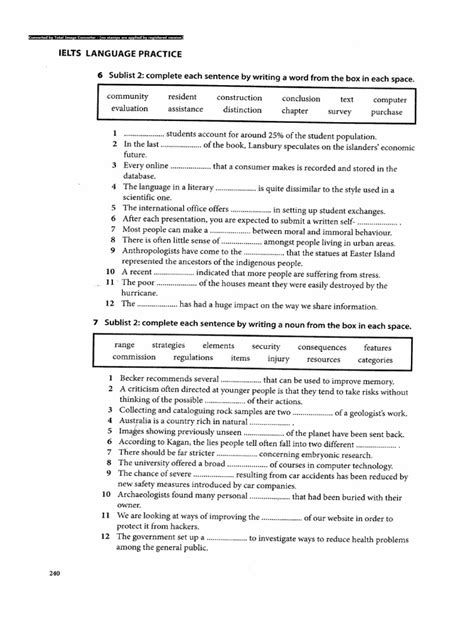 Academic Wordlists Pdf