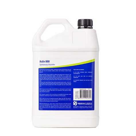 Activ 800 Heavy Duty Emulsifier Cleaner Peerless Jal