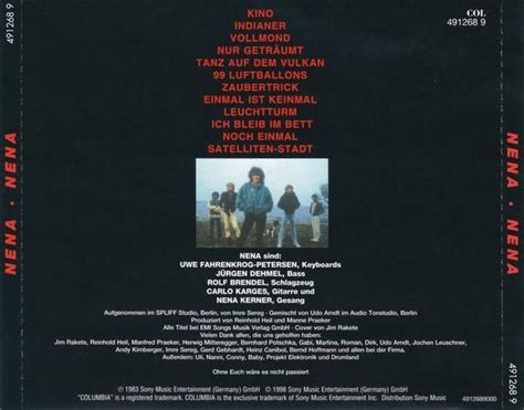 Nena Nena Cdr Hobbies Toys Music Media Cds Dvds On Carousell