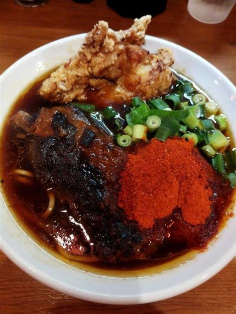 シン肉そば・醤油 5辛 229km 麺と肉 だいつる ひるドラ鶴橋大阪府 辛メーター