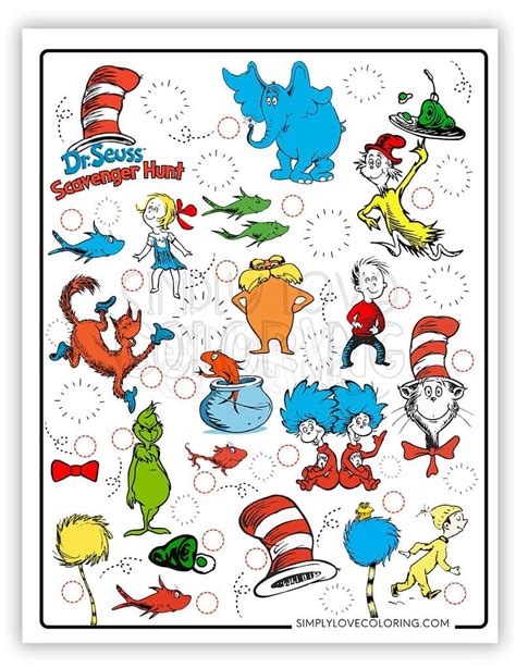 Dr Seuss Characters Printables