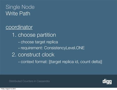 Distributed Counters In Cassandra Cassandra Summit 2010 Ppt