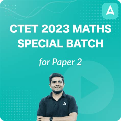 Ctet 2023 Maths Special Batch For Paper 2 Online Live Classes By