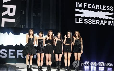 하이브 최초 걸그룹 르세라핌 데뷔 연합뉴스