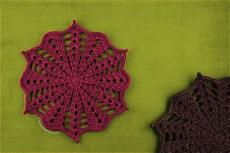 Mini Crochet Doily Blueraindrops Arts And Crafts Crochet Patterns