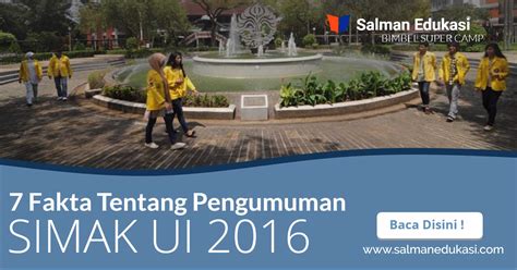 7 Fakta Pengumuman Simak Ui 2016 Yang Gak Boleh Kamu Lewatkan