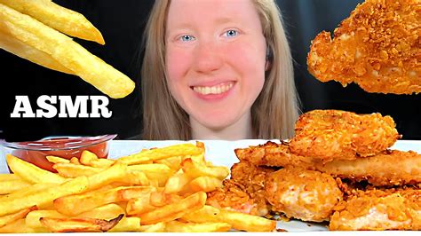 Asmr Chicken Tenders Mukbang Eating Sounds Youtube