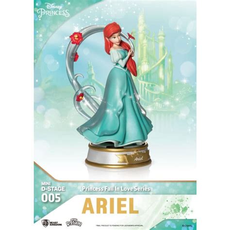 Disney Princess Mini Pvc Statue Ariel Falling In Love Series 8 Cm