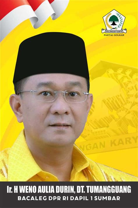 Weno Aulia Durin Resmi Jadi Caleg Dpr Ri Dari Partai Golkar