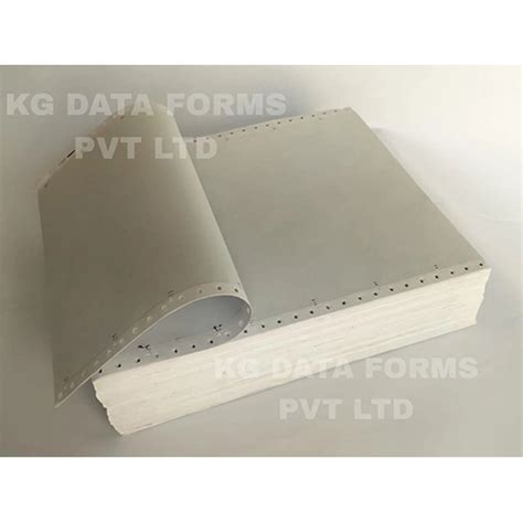 Dot Matrix Paper Color White At Best Price In Noida K G Data Forms Pvt Ltd