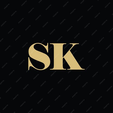 Premium Vector Alphabet Letters Logo Sk S And K Monogram Vector