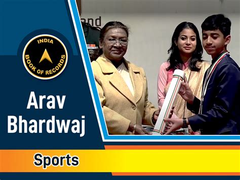 Arav Bhardwaj India Book Of Records