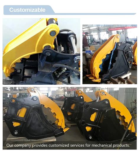 1.7-30t Excavator Thumb Bucket Excavator Thumb Grab Hydraulic Grapple ...