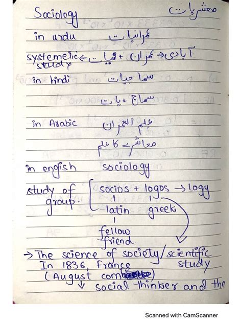 Sociology Notes Pdf
