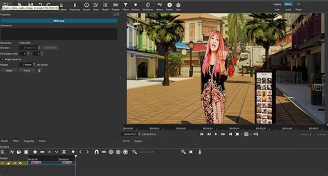 How To Bring Source Image Sequence In Png Files To Timeline