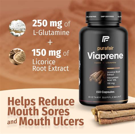 Buy Viaprene Canker Sores Treatment Canker Sore Relief For Mouth