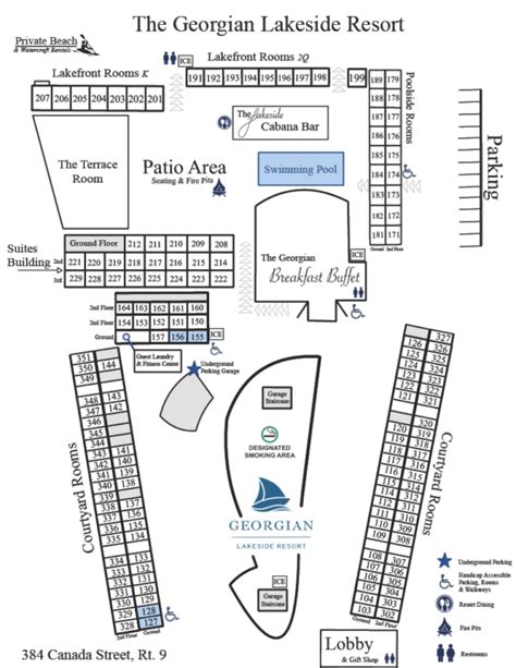 Our Lake George Ny Resort Map Georgian Resort