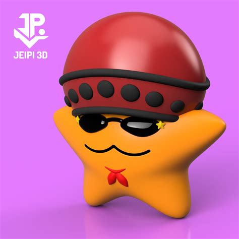 Stl File Pappag One Pieceanime Starfish 👽 ・3d Print Model To