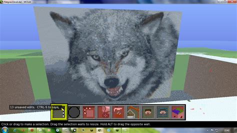 [rt Pixel Arts]wolf Minecraft Map