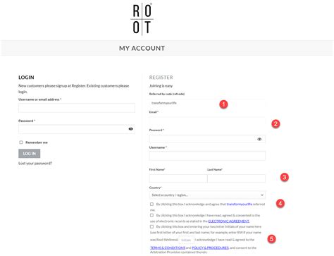 Create Your Free Account Root Lifestyle