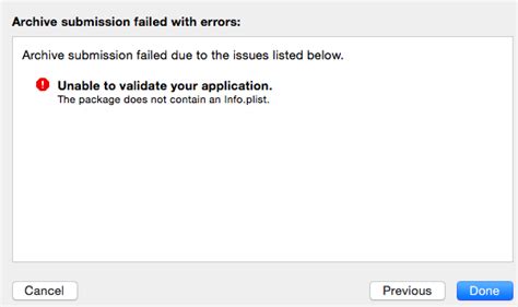 Ios Package Cannot Find Infoplist Stack Overflow