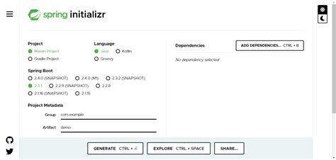 Spring Initializr Spring Boot