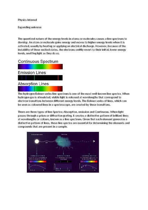 Physics Internal Light Waves Physics Internal Expanding Universe